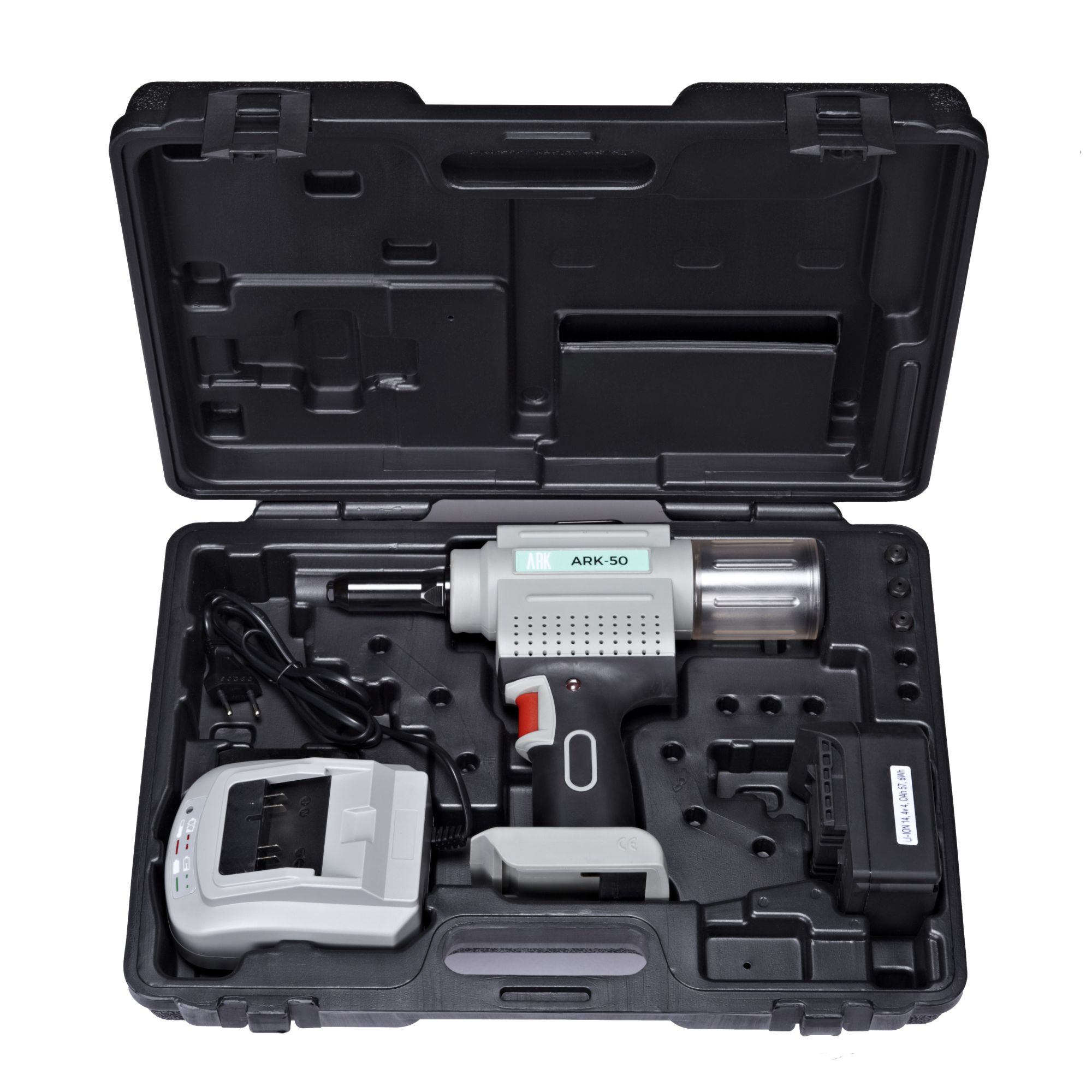 ARK-50 Battery Riveting Tool | Cordless Rivet Gun 2.4mm–5.0mm ...