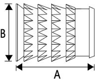Multifit - Unheaded - Short - M4 | InsertsDirect